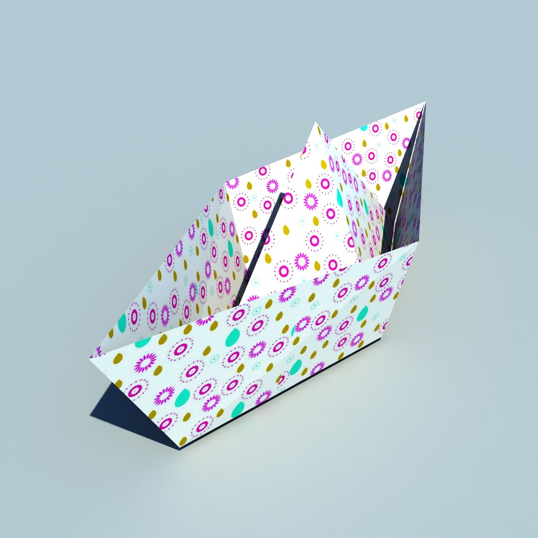 Boat Origami 3d Max