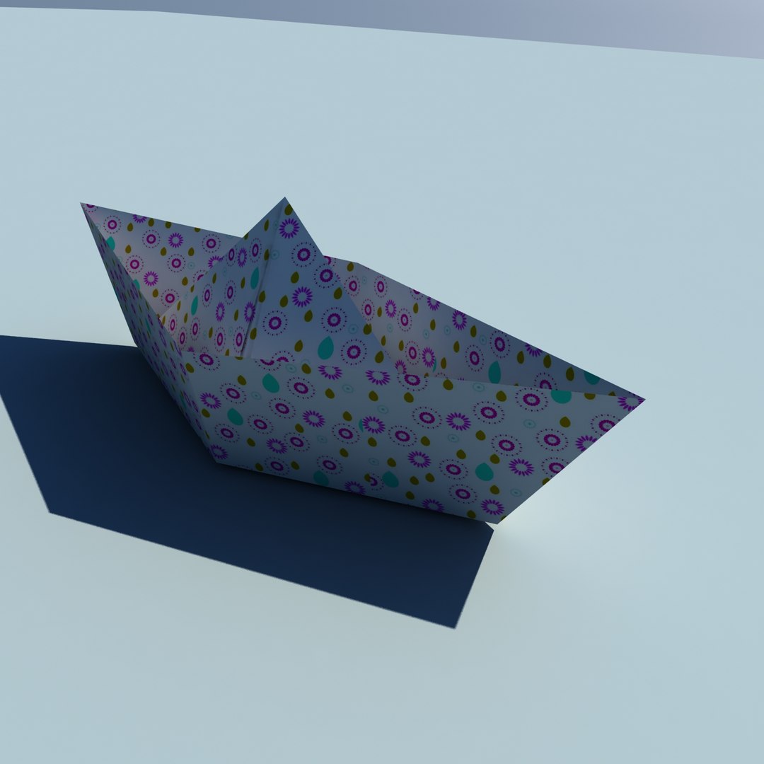 Boat Origami 3d Max