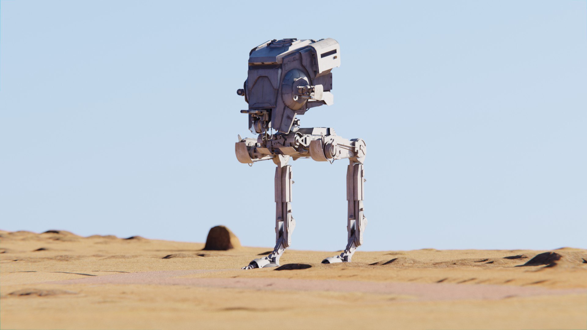 Star Wars First Order AT-ST 3D Model - TurboSquid 2325861
