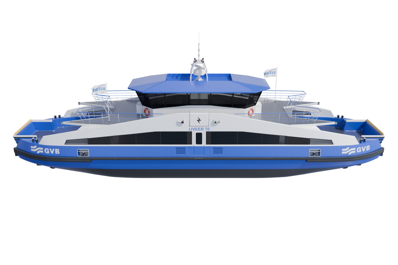 Dutch Ferry Boat IJveer 70 3D - TurboSquid 2433363
