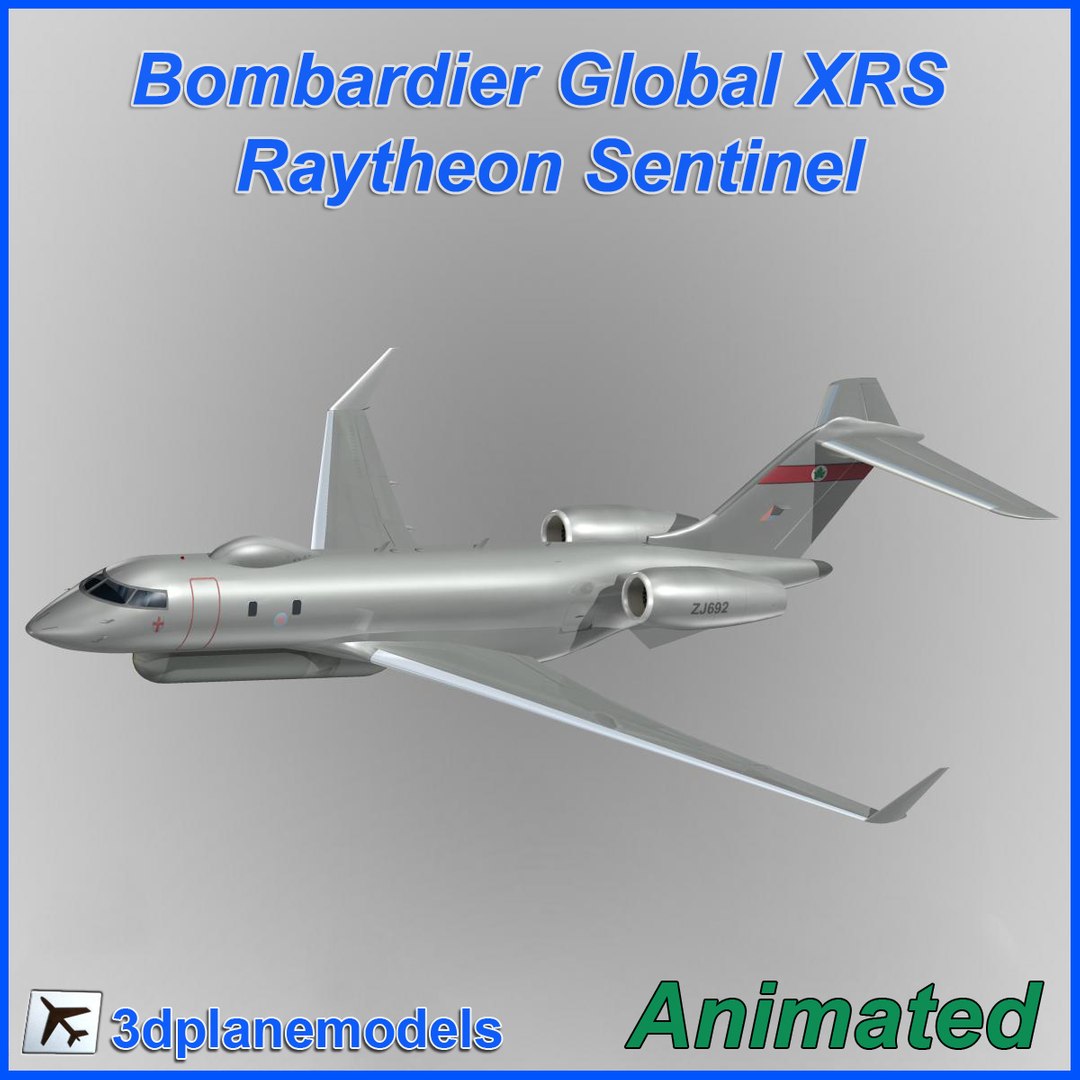 Raytheon Sentinel Bombardier Global Dxf