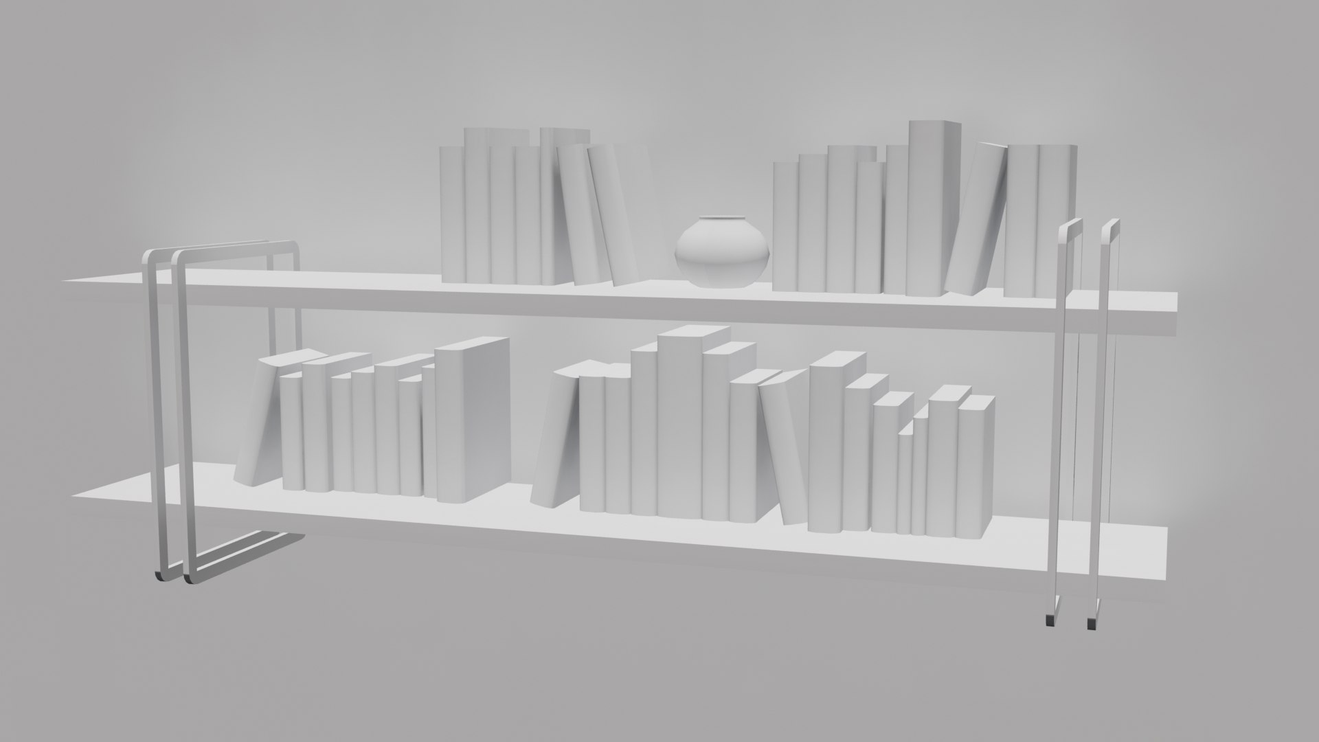 3D Bookshelves - TurboSquid 1774949