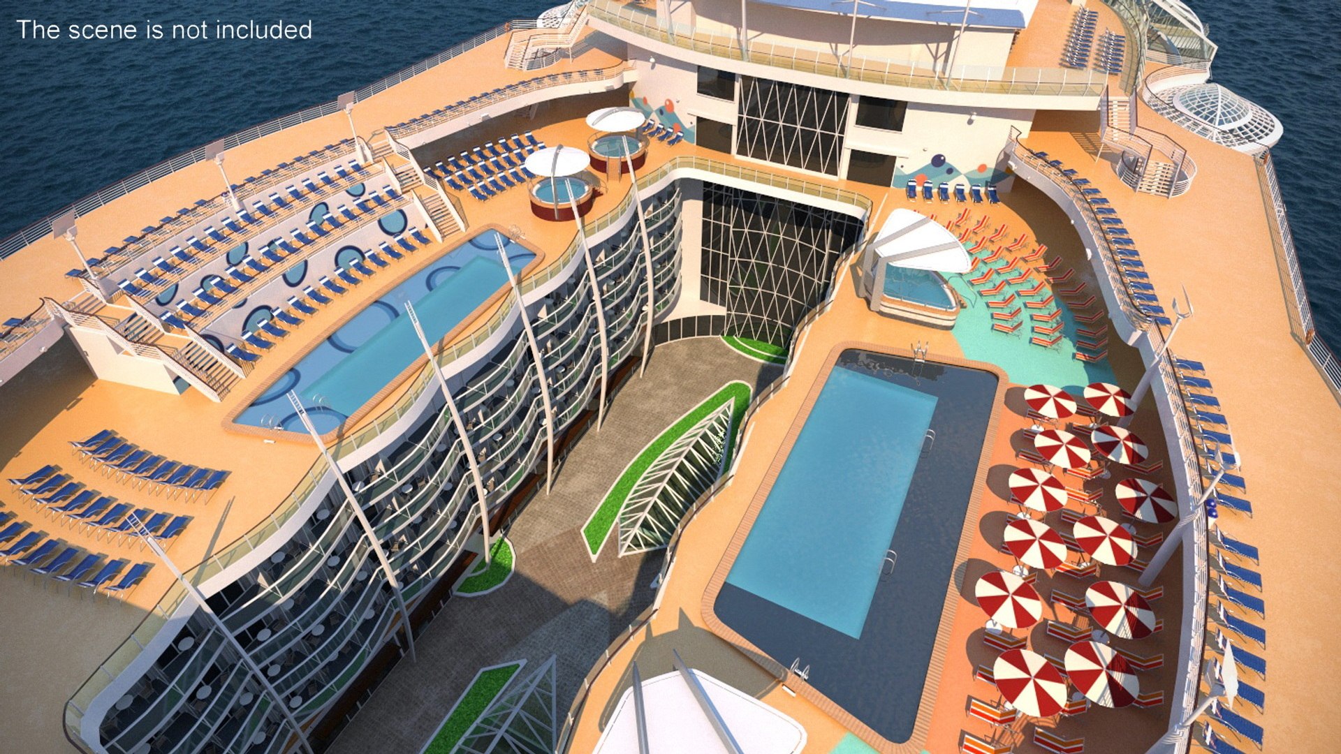 3D Luxury Cruise Ship Oasis Of The Seas - TurboSquid 2386643