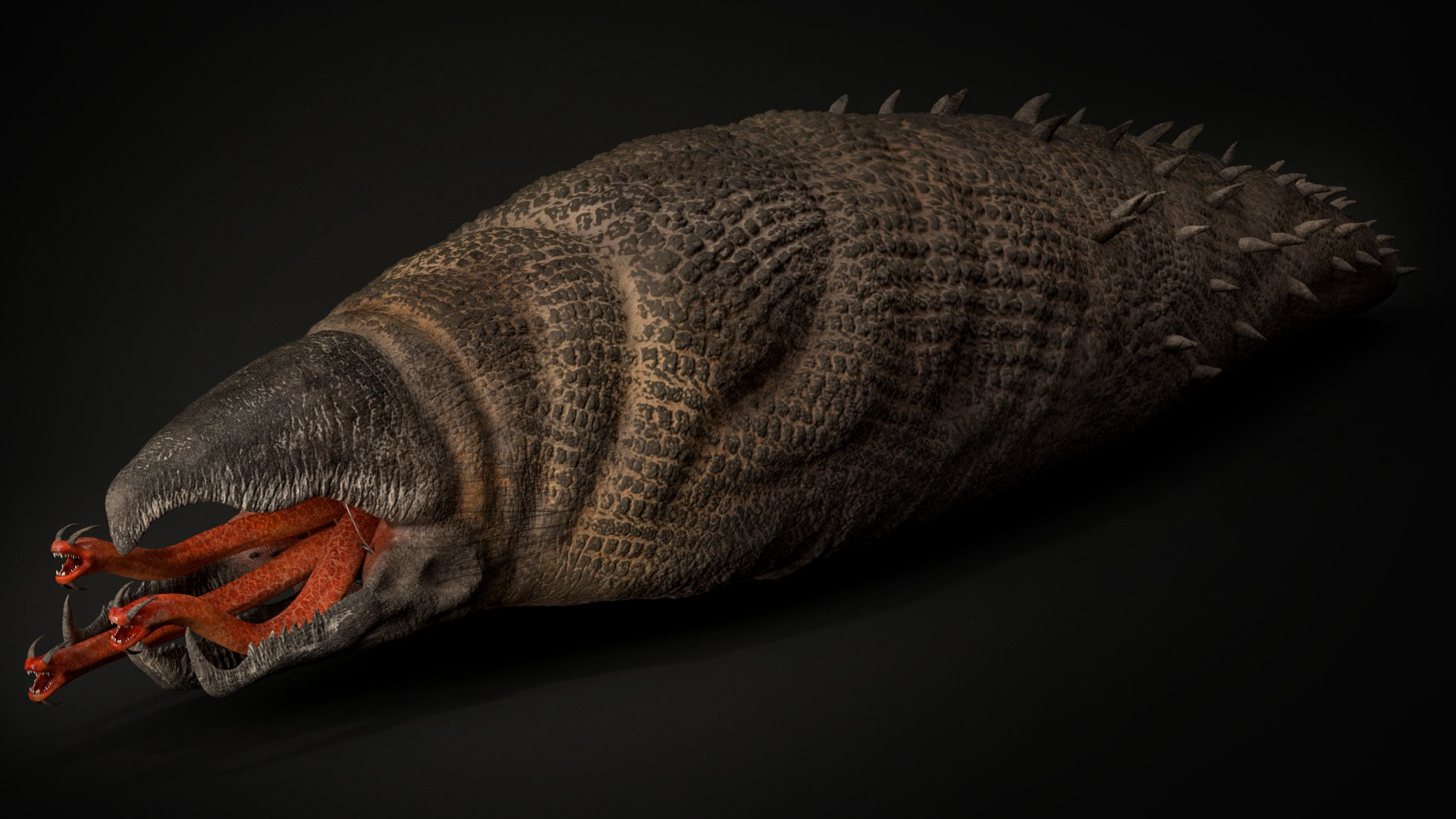 Tremors Graboid Worm Monster 3D Model - TurboSquid 2288029