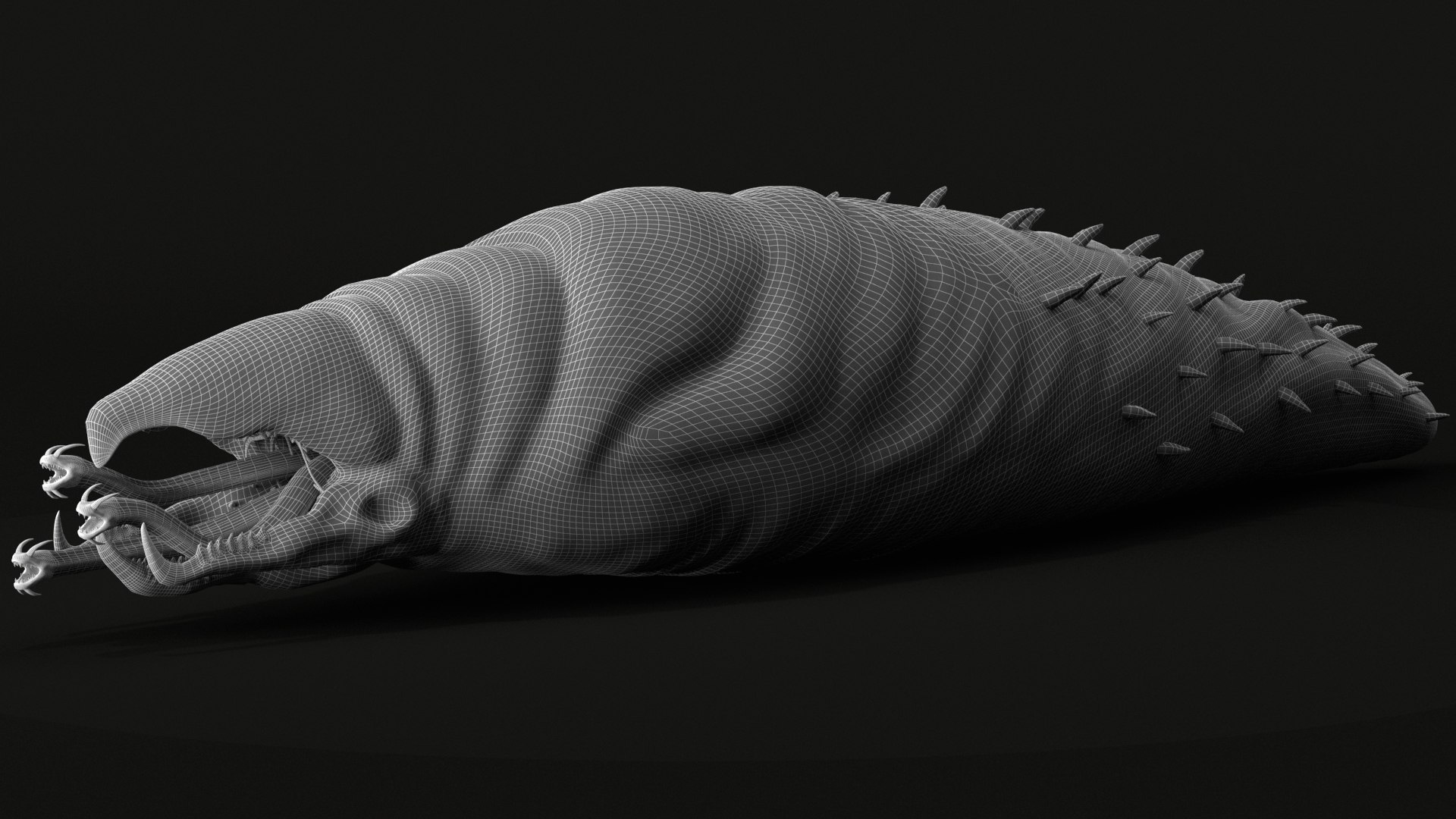 Tremors Graboid Worm Monster 3D Model - TurboSquid 2288029