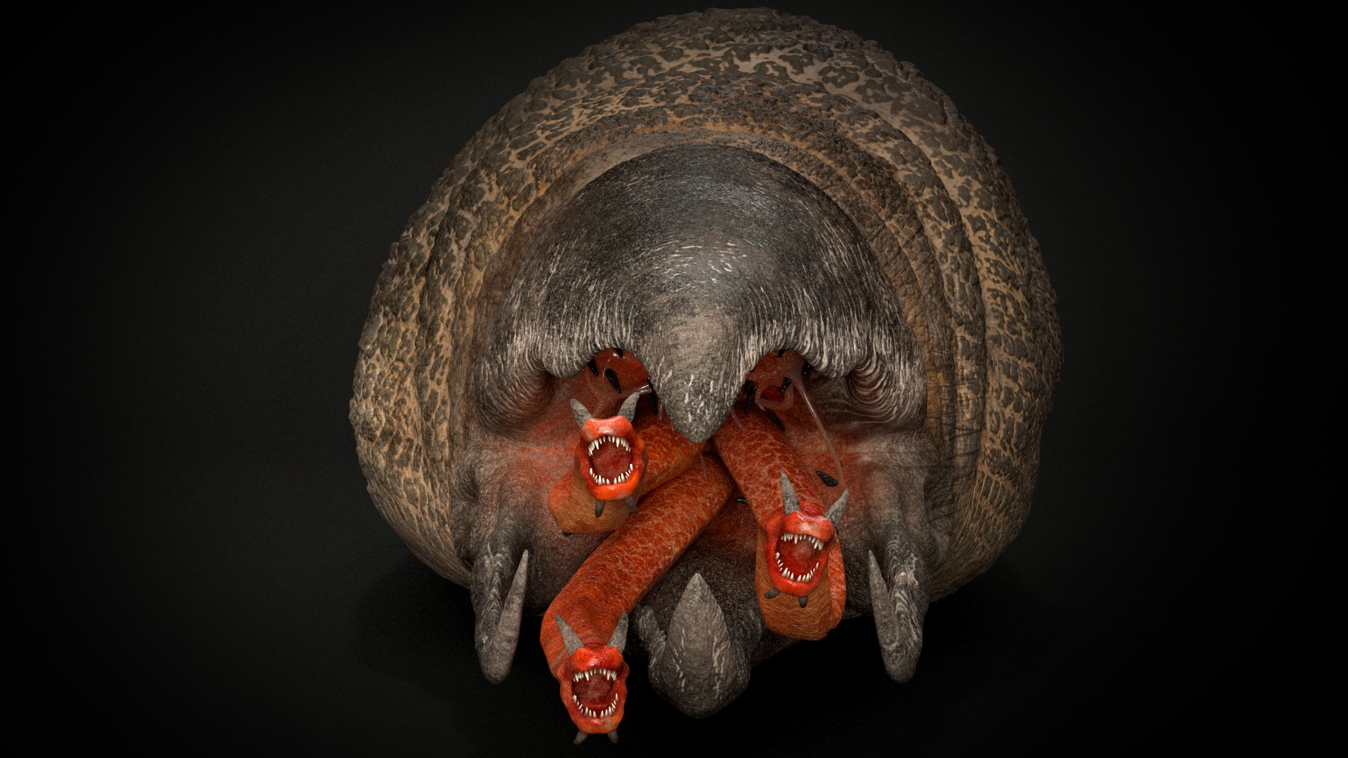 Tremors Graboid Worm Monster 3D Model - TurboSquid 2288029