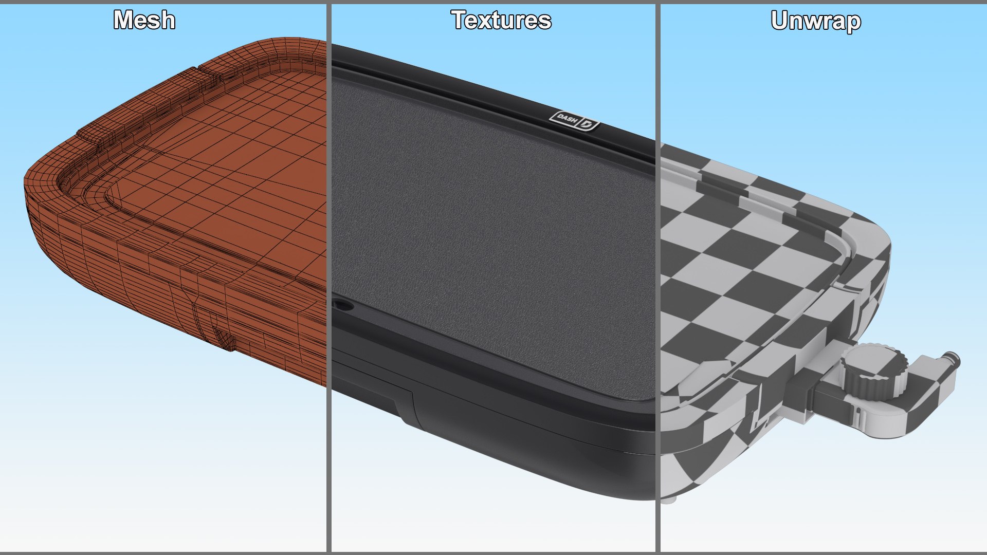 Electric Griddle Dash 3D Model - TurboSquid 2193374