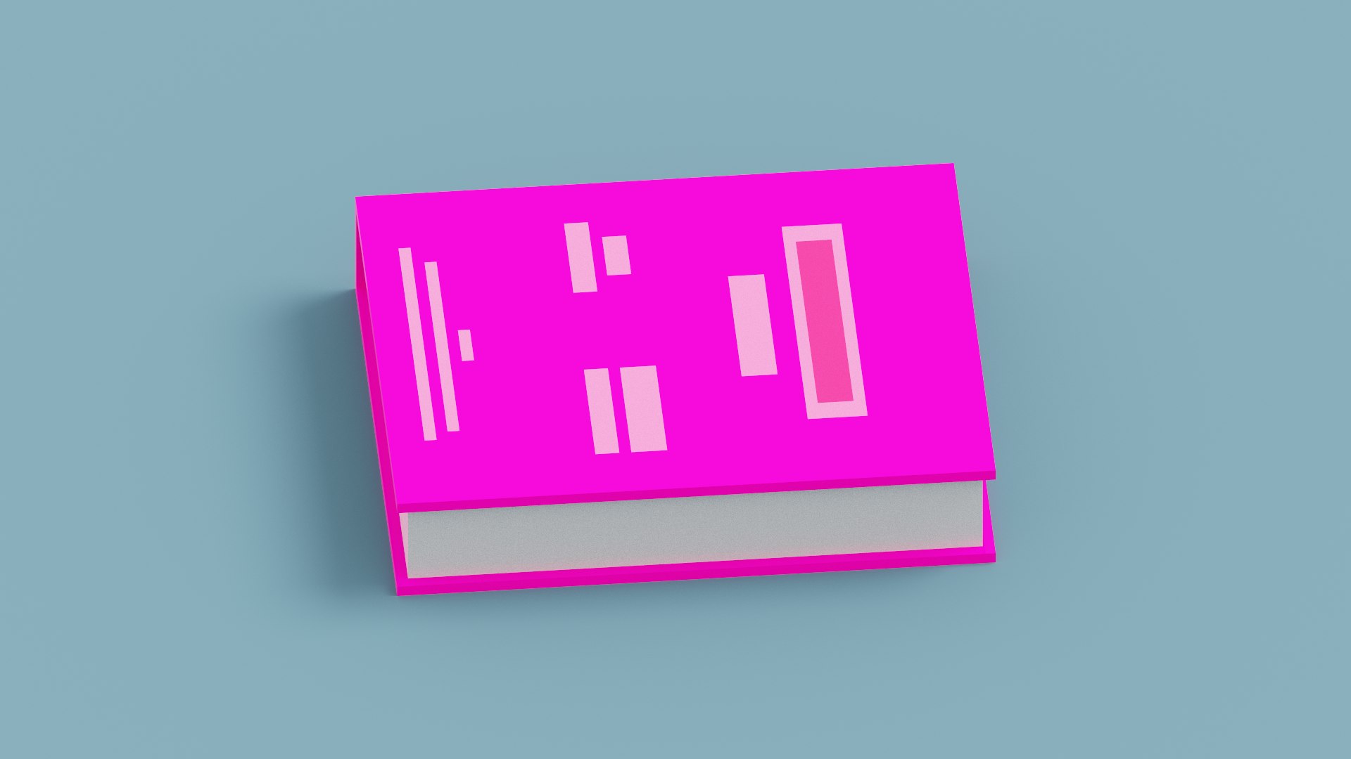 Voxel Pink Book 3D model - TurboSquid 1979060