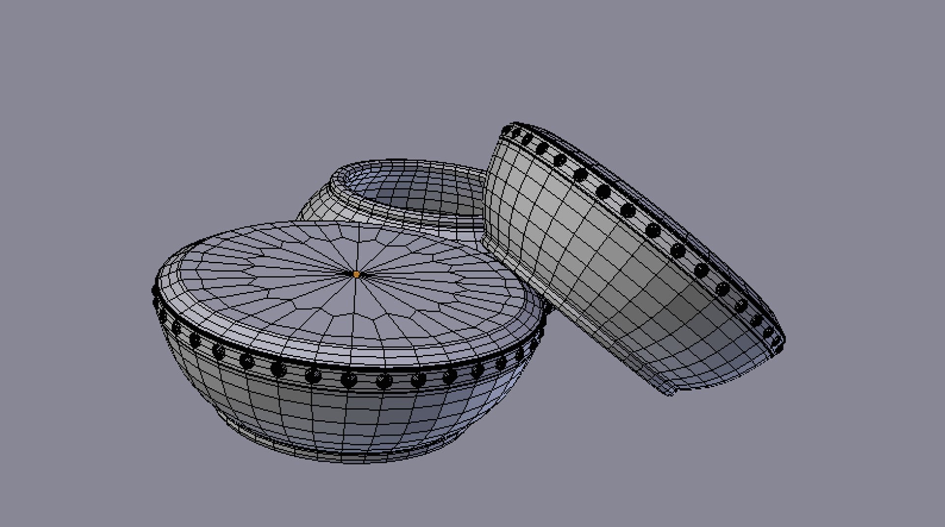 kompang musical instrument 3d model