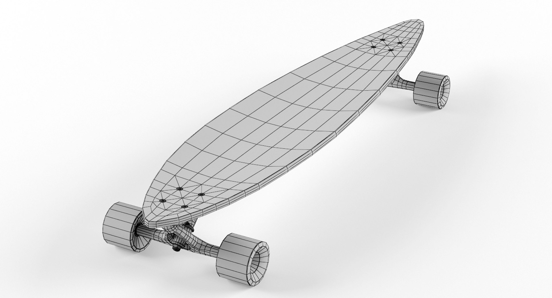 Longboard 46 Inch 3d Max