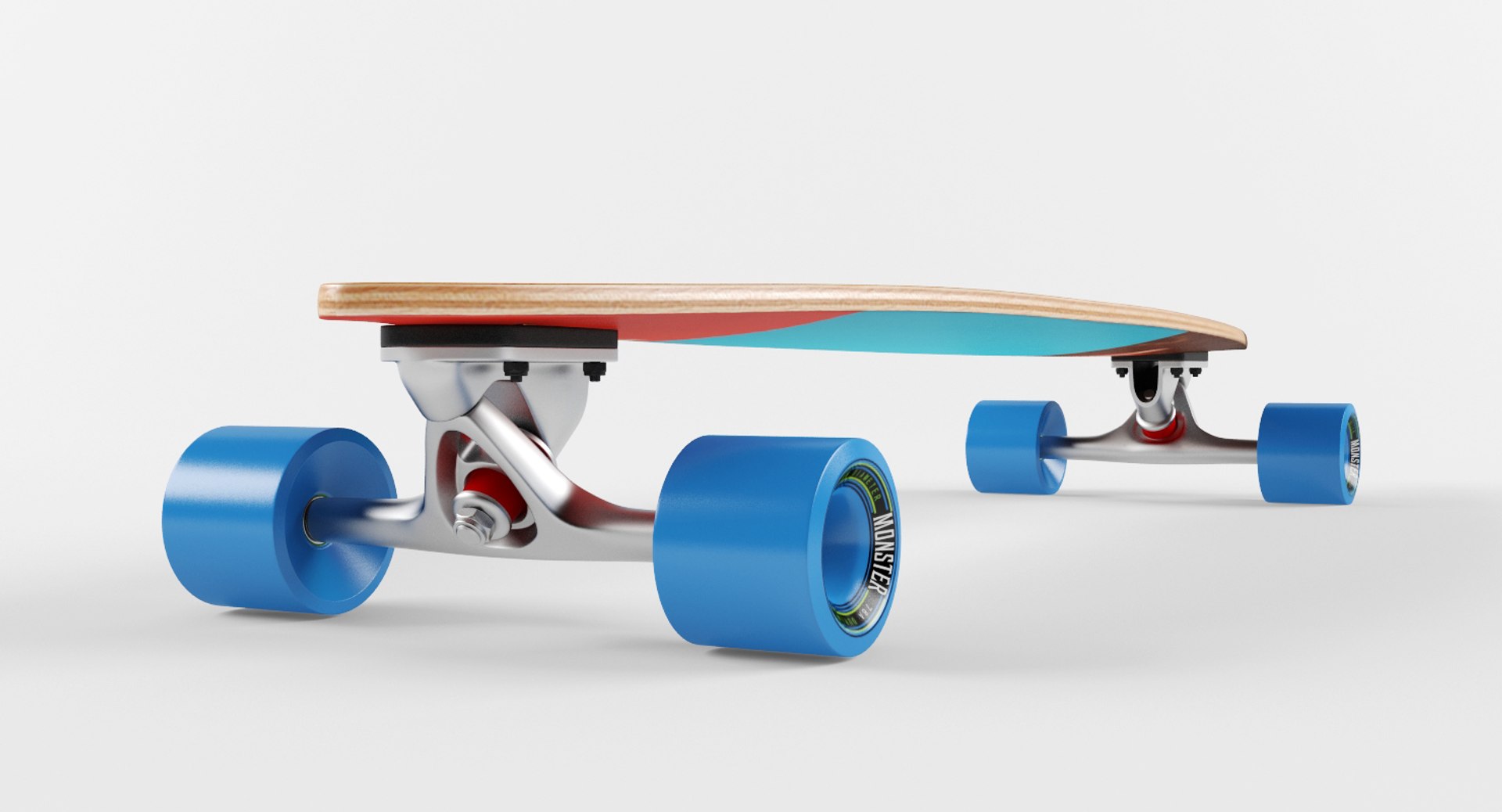Longboard 46 Inch 3d Max