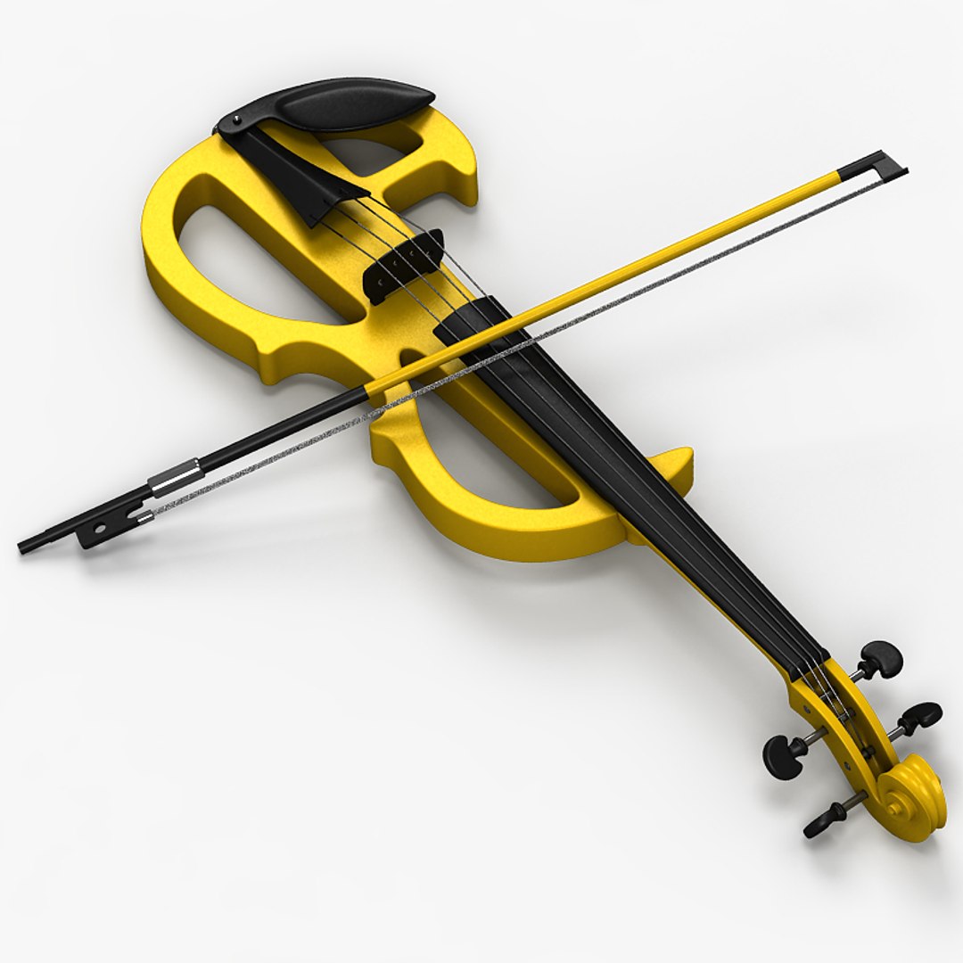 3d Model Electric Violin