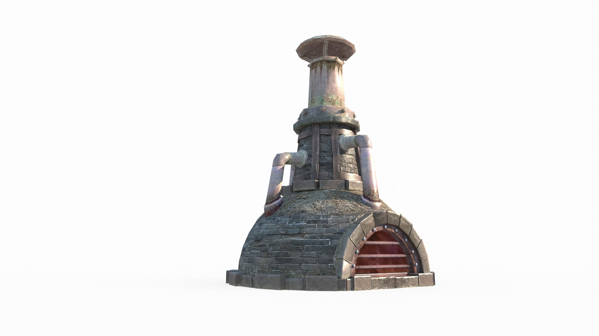 3D Model Ancient Smelting Furnace - TurboSquid 2086963