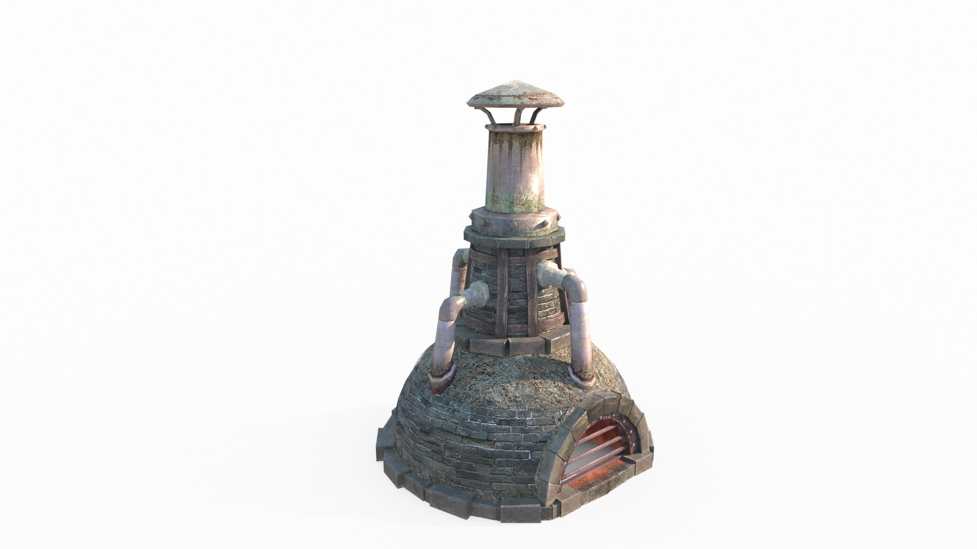 3D Model Ancient Smelting Furnace - TurboSquid 2086963