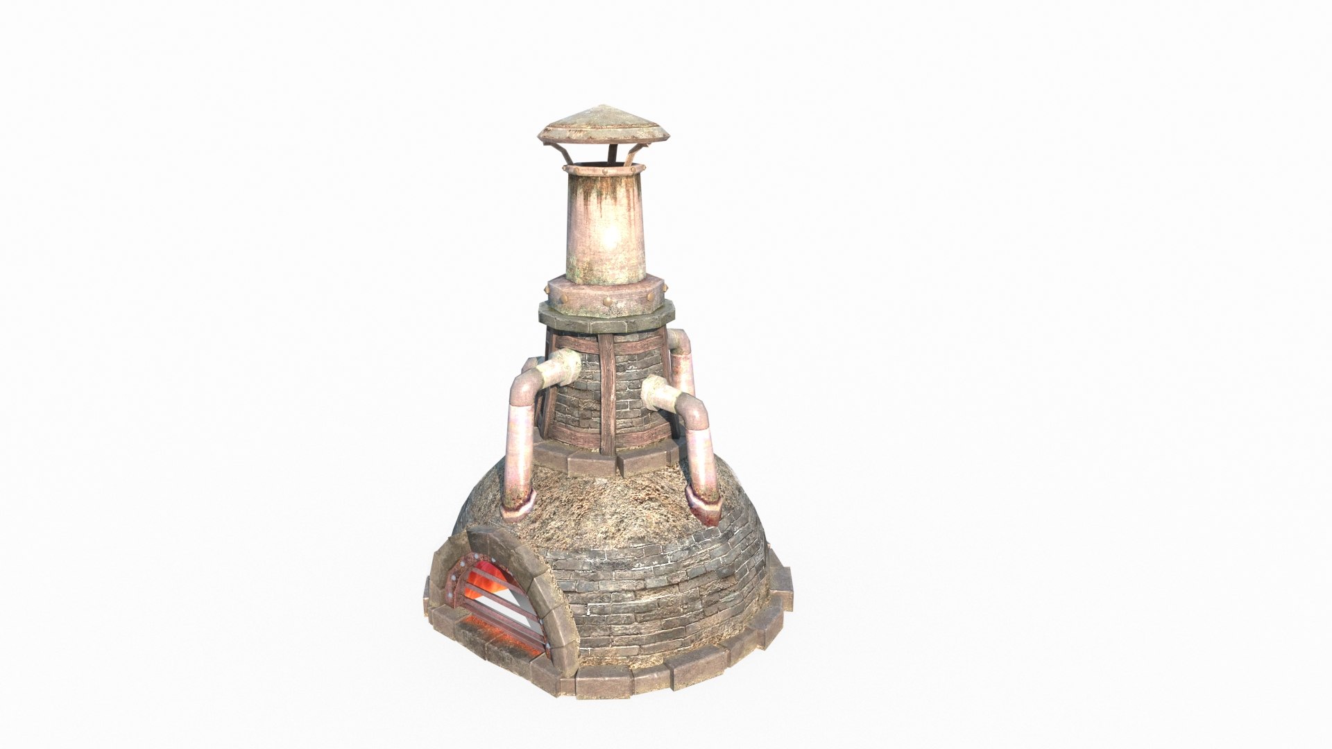 3D Model Ancient Smelting Furnace - TurboSquid 2086963