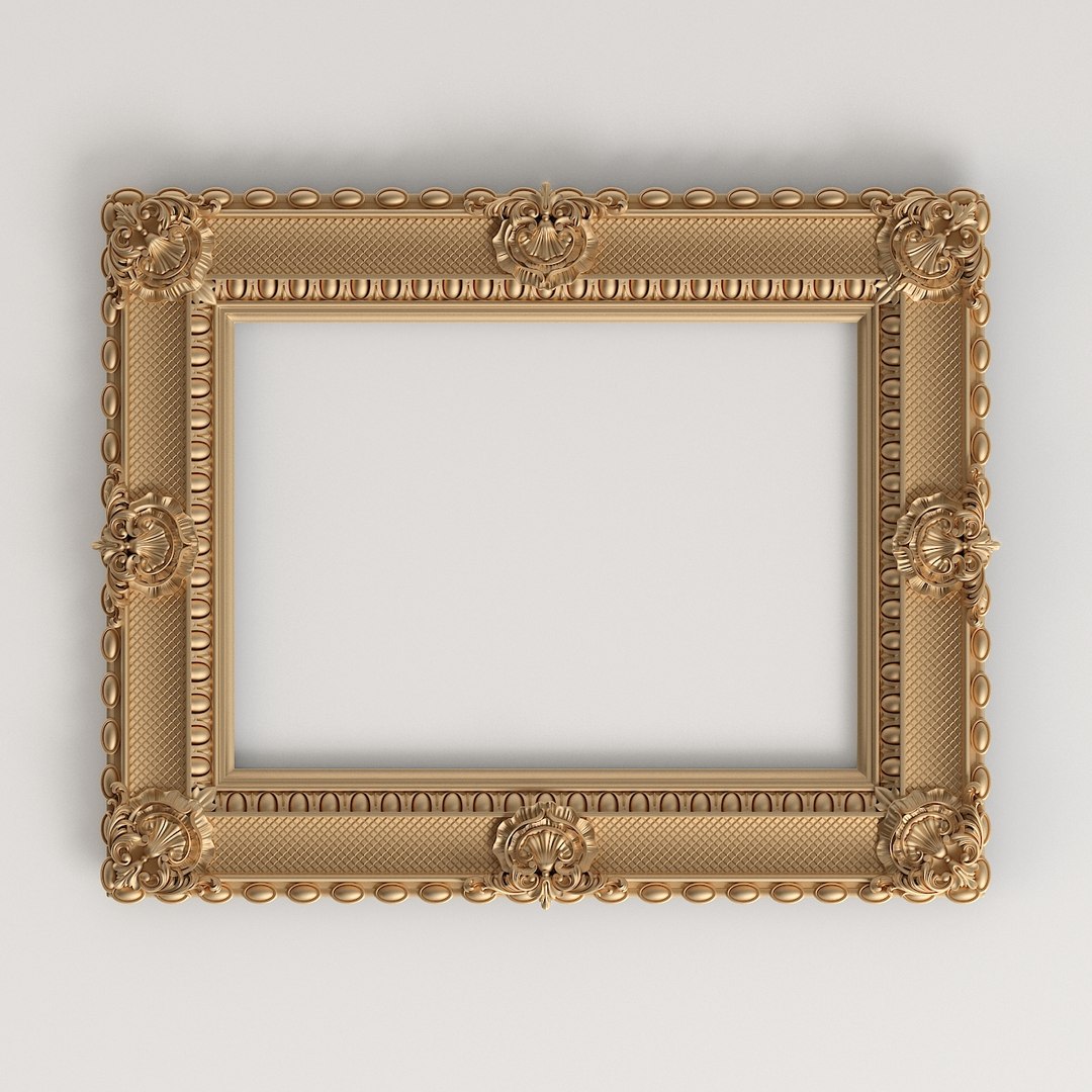 Frame Classic Style 3D Model - TurboSquid 1573931