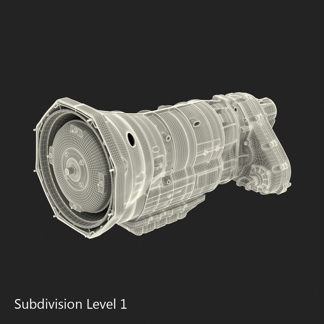 3d model of automatic transmission