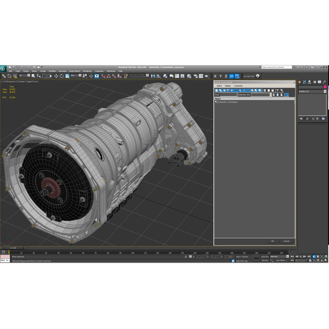 3d Model Of Automatic Transmission