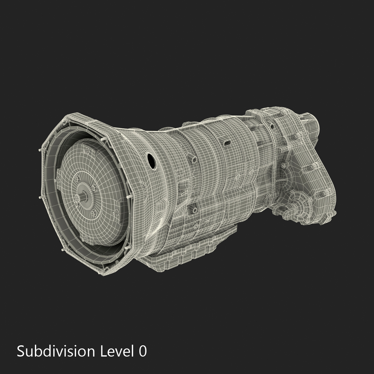 3d model of automatic transmission