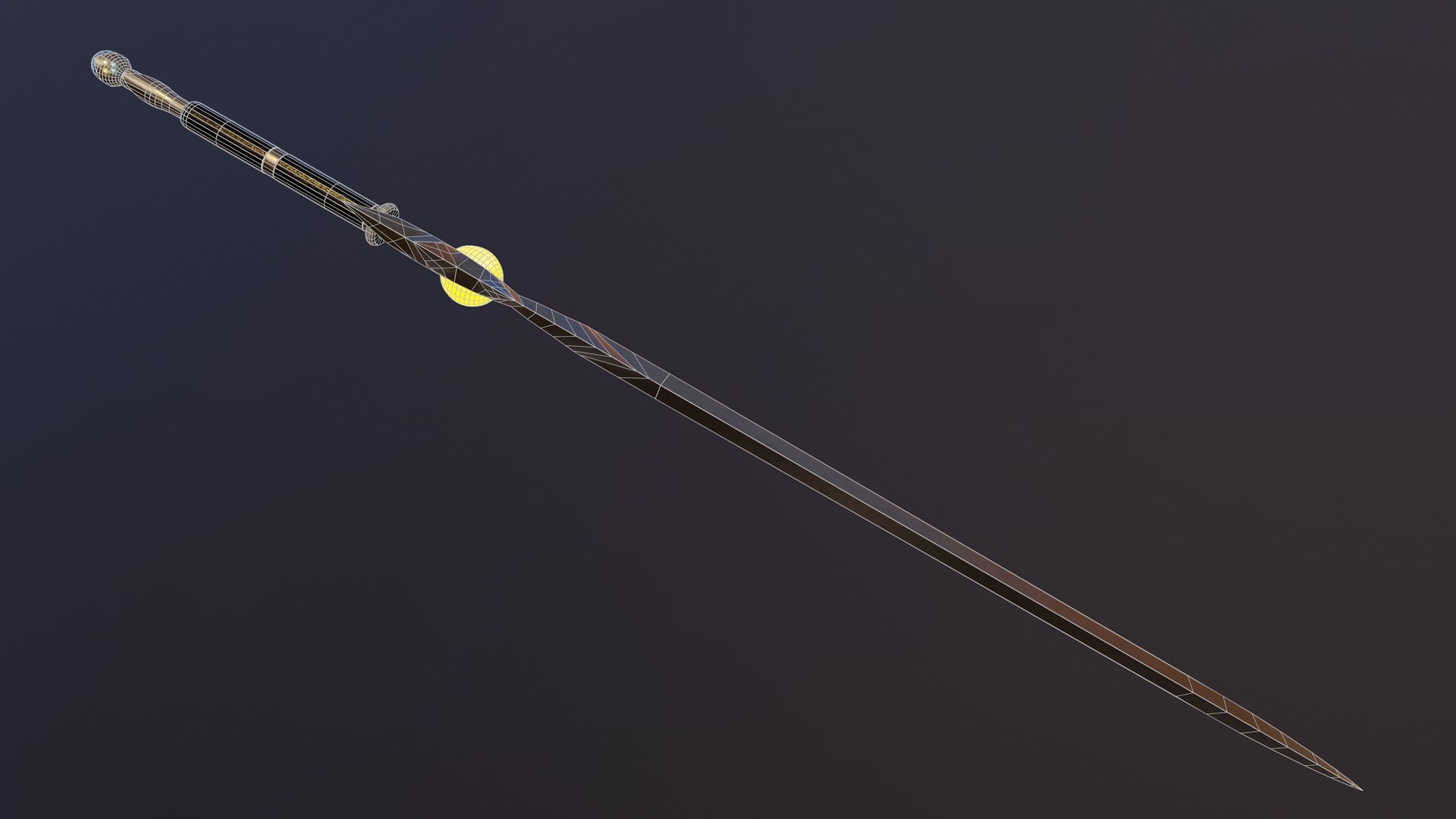 3D 3D Low-Poly Model - Twilight Sword Model - TurboSquid 1849684
