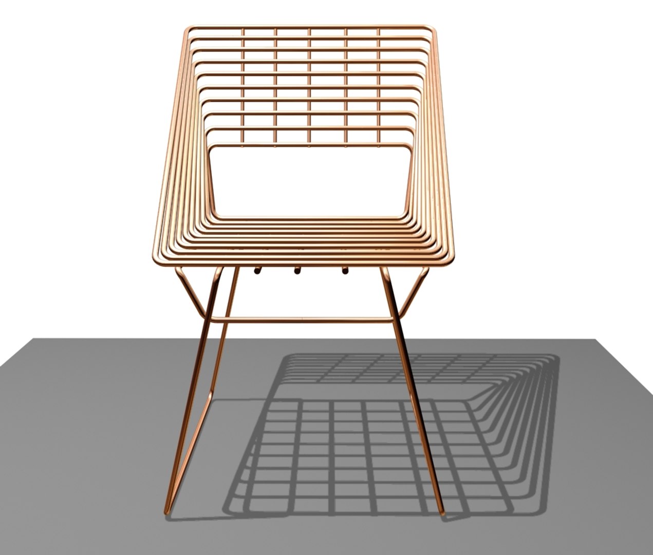 Metal Chair Model - TurboSquid 1332032
