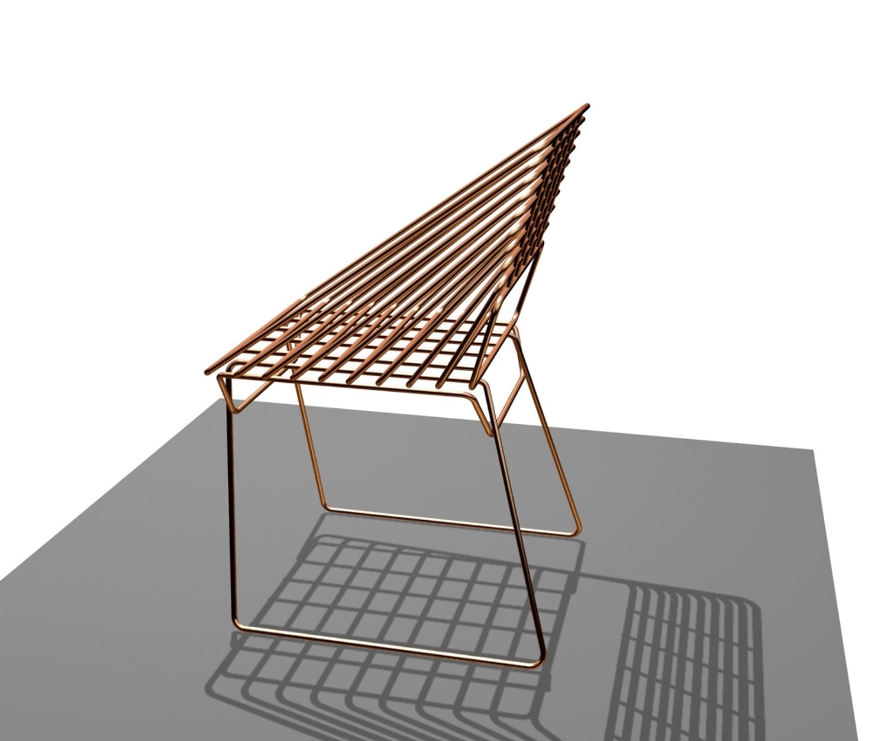 Metal Chair Model - TurboSquid 1332032
