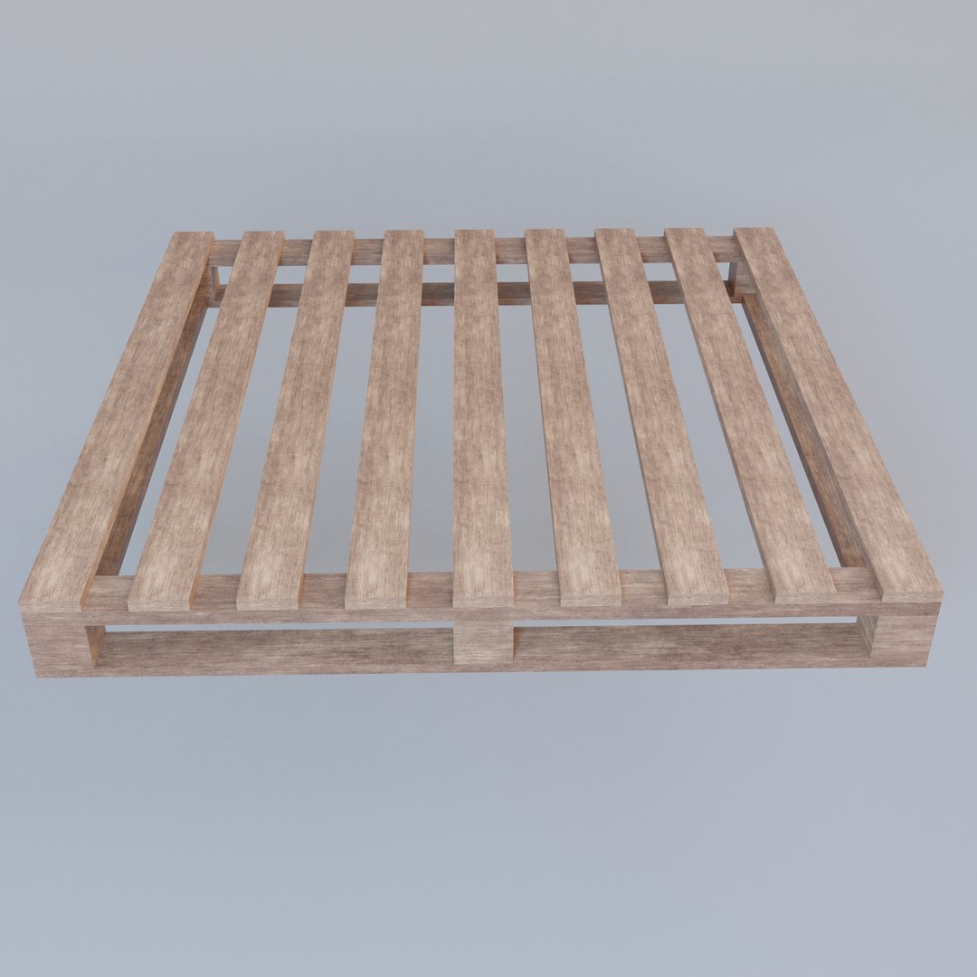 3D PBR Wooden Pallet Game Ready Low Poly 3D Model model - TurboSquid ...