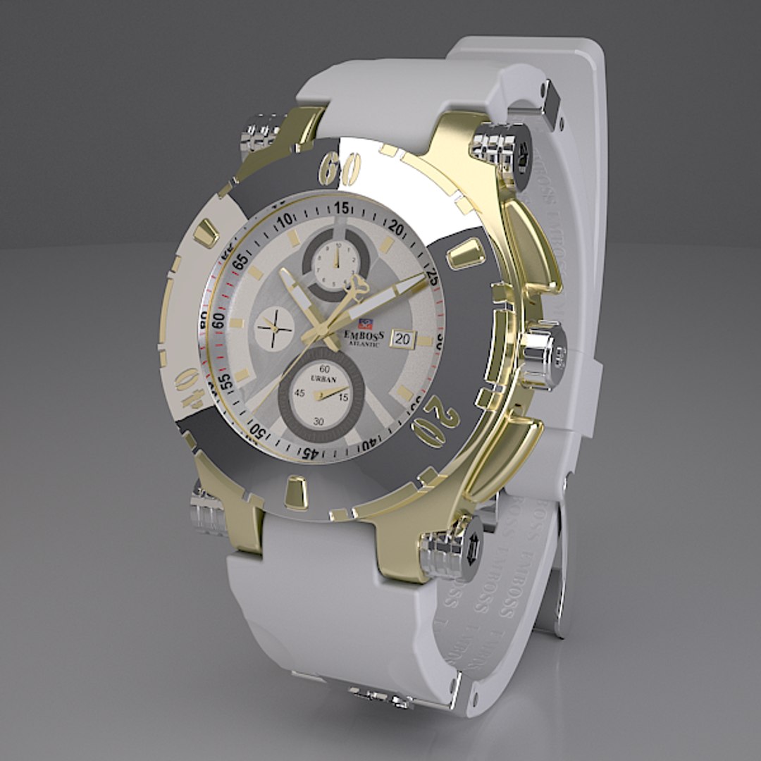 3d emboss watch