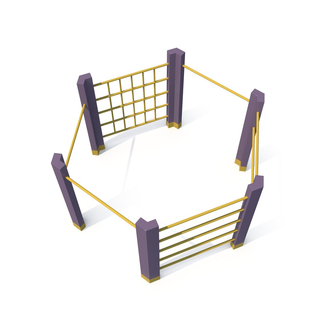Sports Track Equipment Parkour 3D Model - TurboSquid 1953361