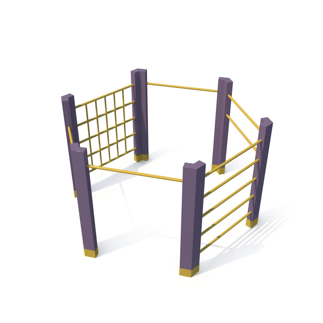 Sports Track Equipment Parkour 3D Model - TurboSquid 1953361