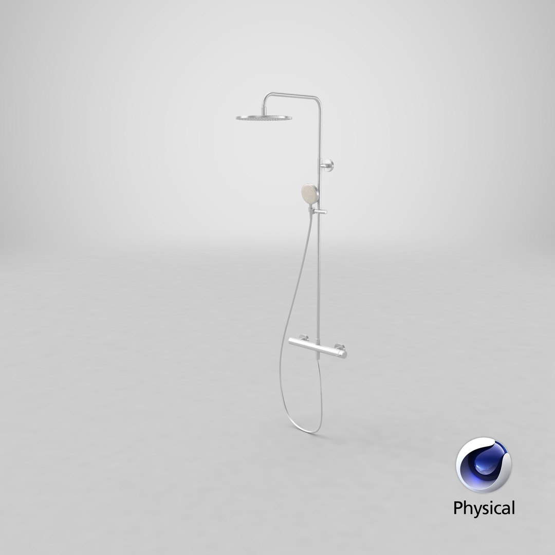 Shower Mixer 3D Model - TurboSquid 1512168