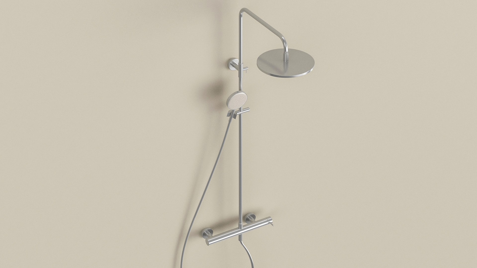 Shower Mixer 3D Model - TurboSquid 1512168