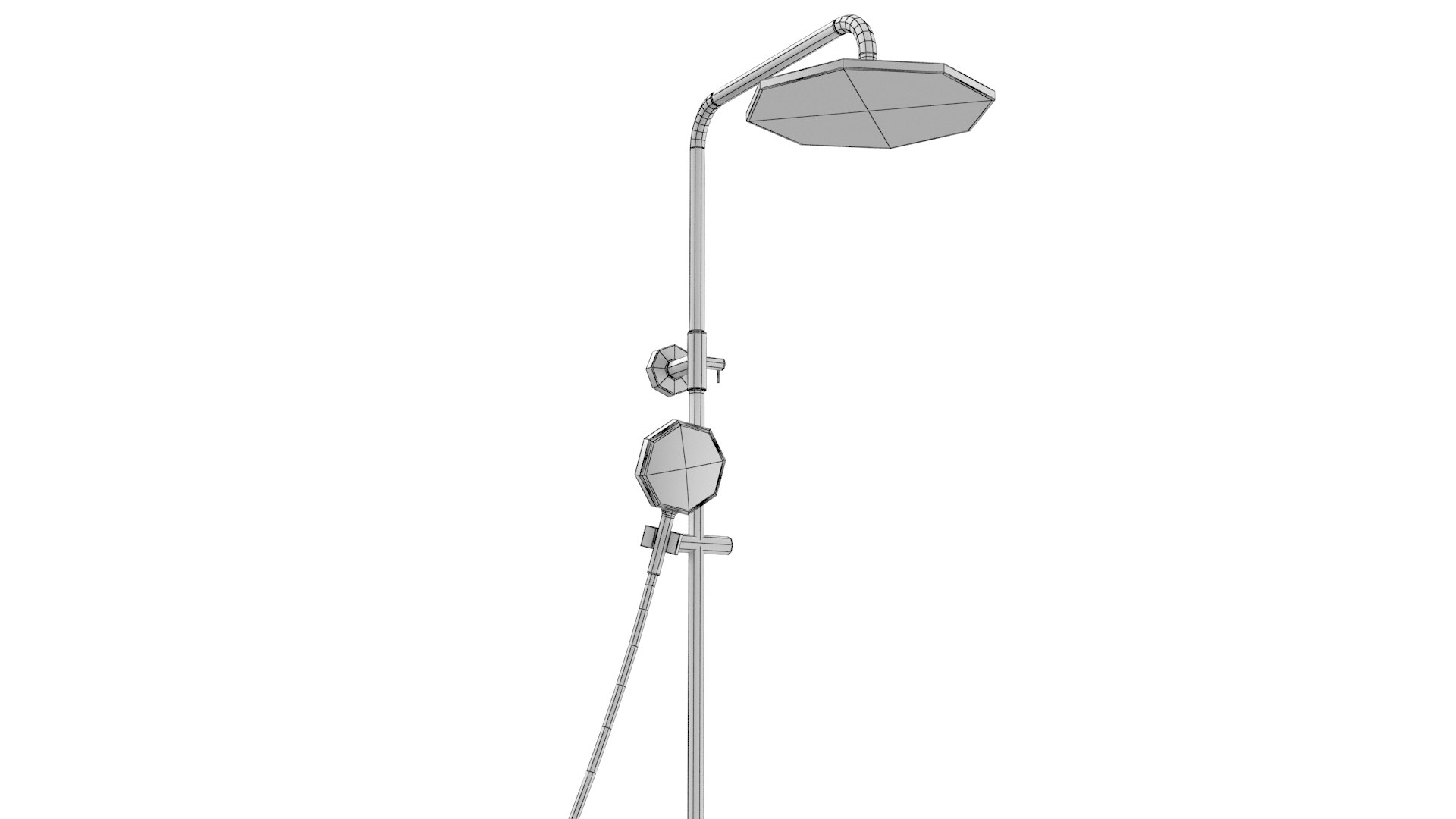 Shower Mixer 3D Model - TurboSquid 1512168