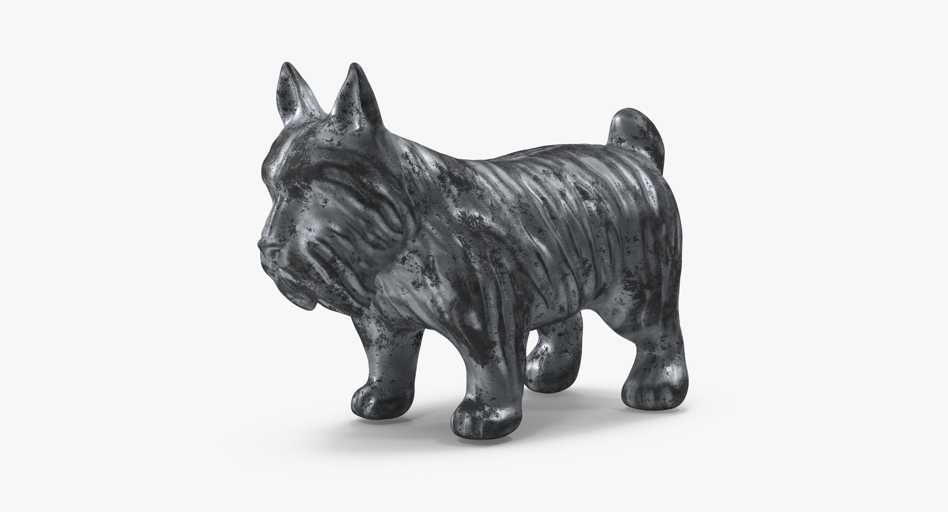 Monopoly Dog - 3d Max