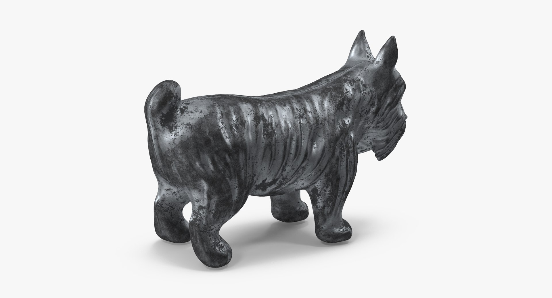 Monopoly Dog - 3d Max