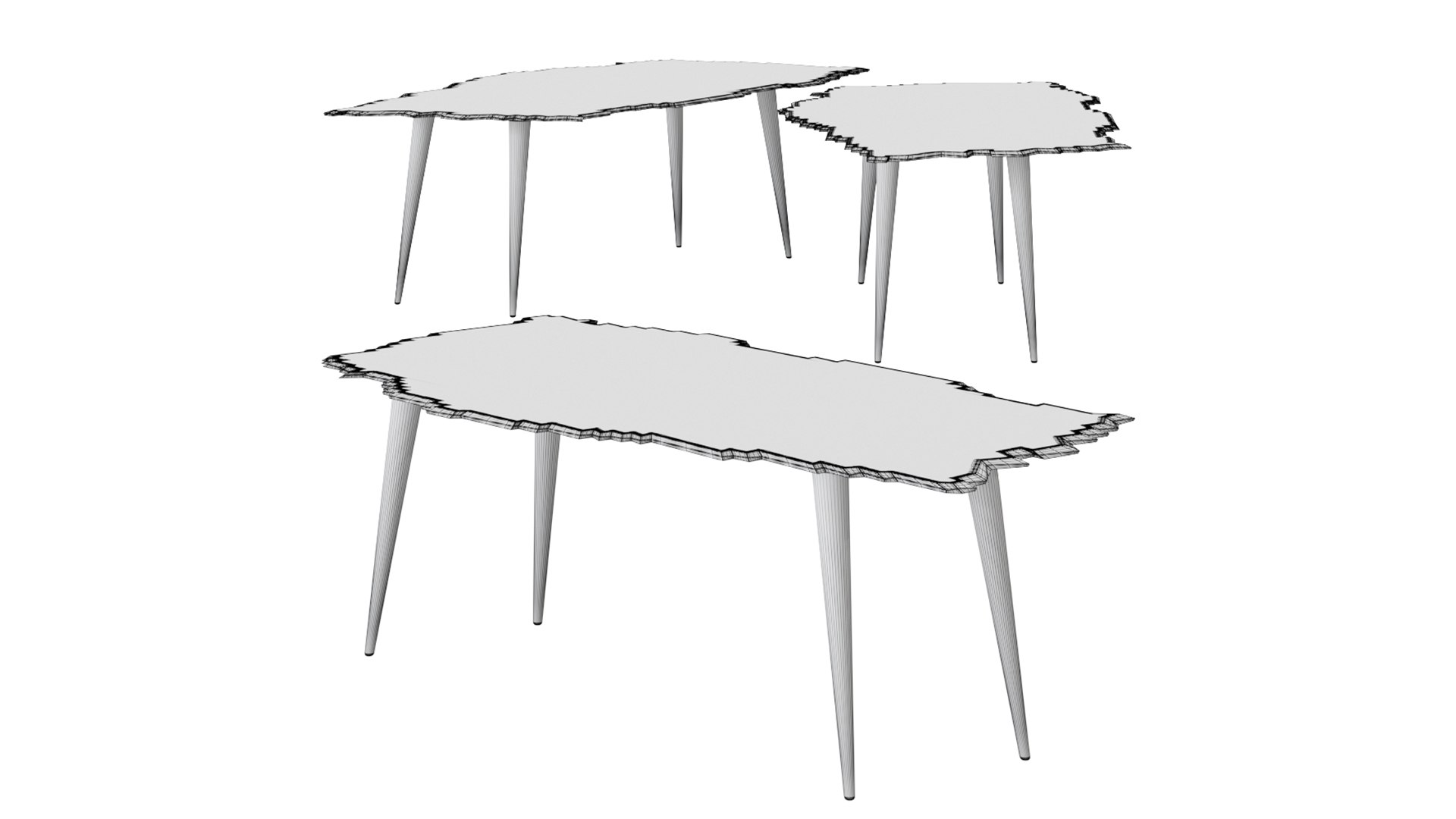 Egeo By Edra Table 3D Model - TurboSquid 1879968