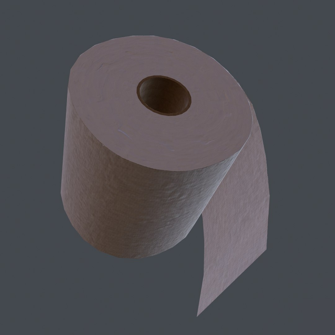 Toilet paper 3D - TurboSquid 1315132