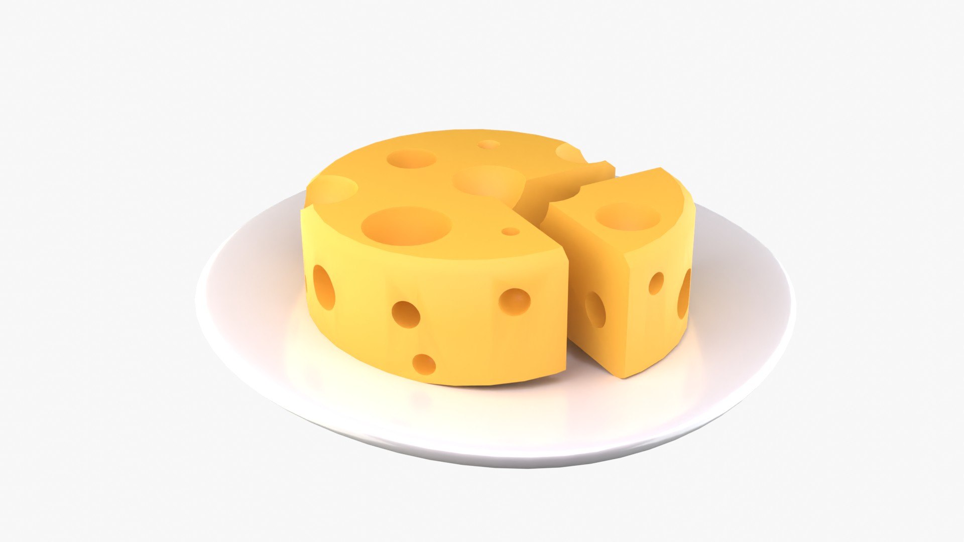 3D Cheese Model - TurboSquid 2252059