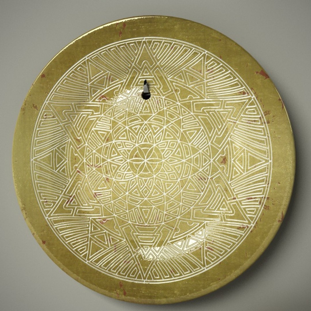 3d Model Geometric Design Dishes