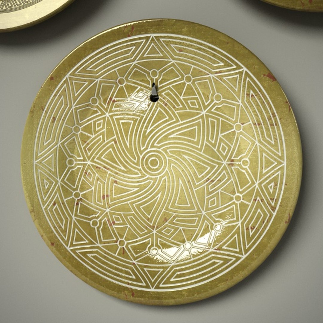 3d Model Geometric Design Dishes