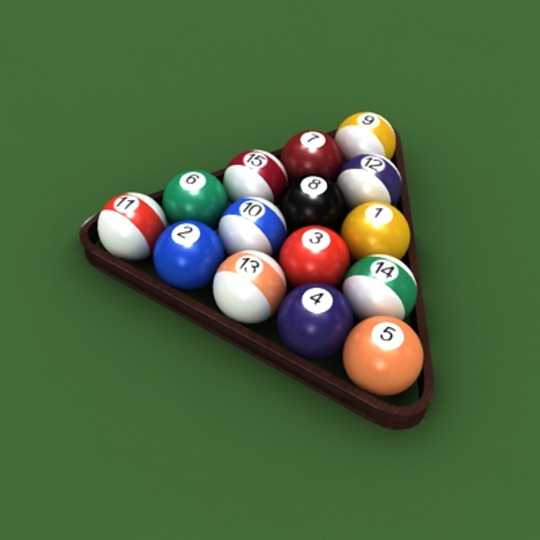 Pool Balls Sports 3d Max
