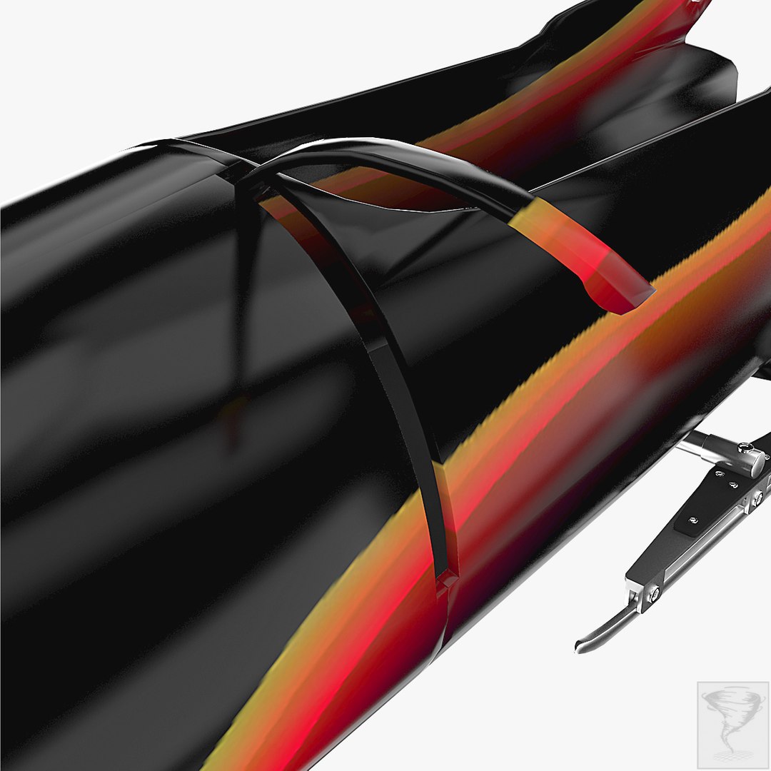 bobsleigh sled 3d model