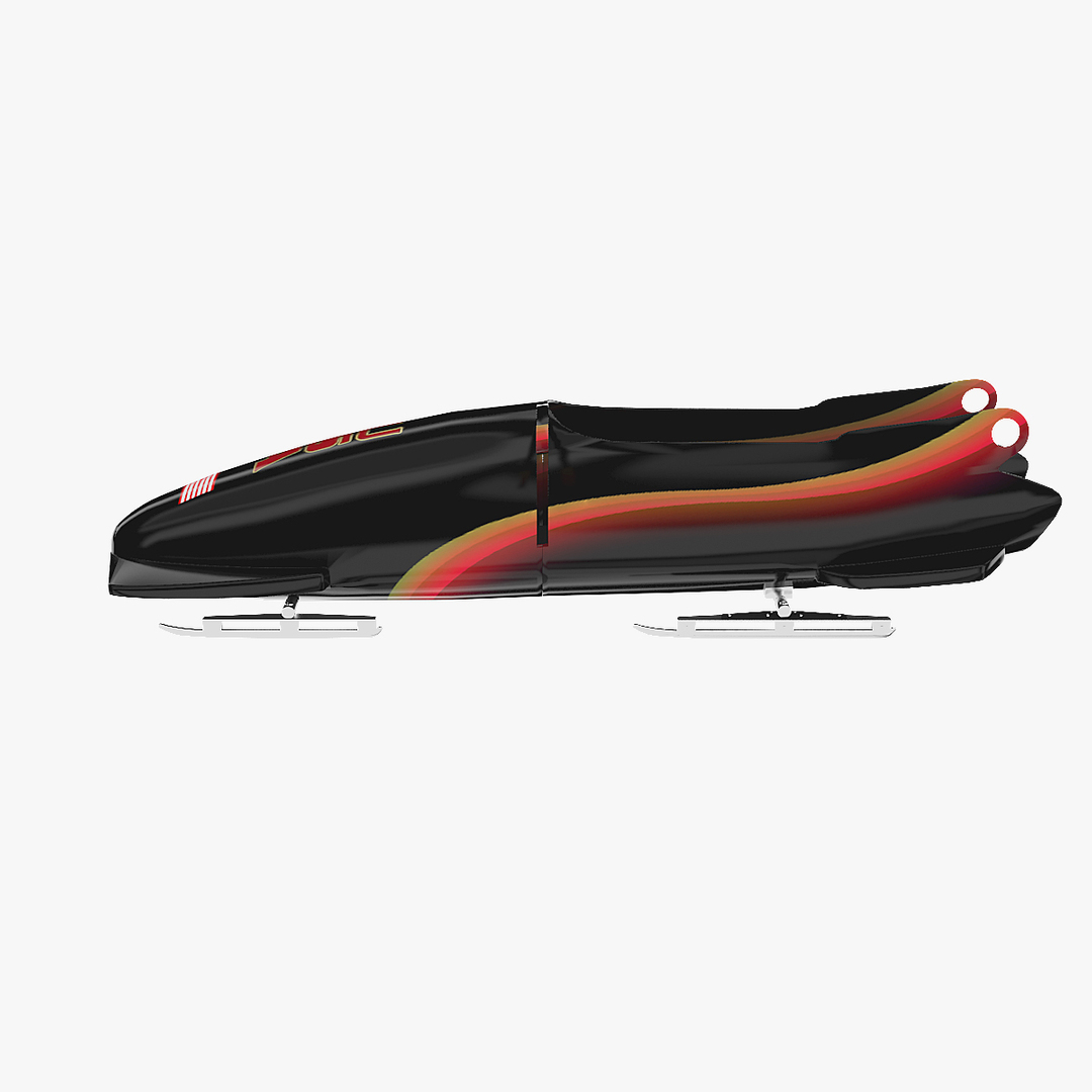 bobsleigh sled 3d model