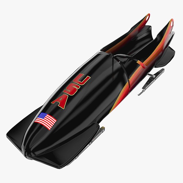bobsleigh sled 3d model