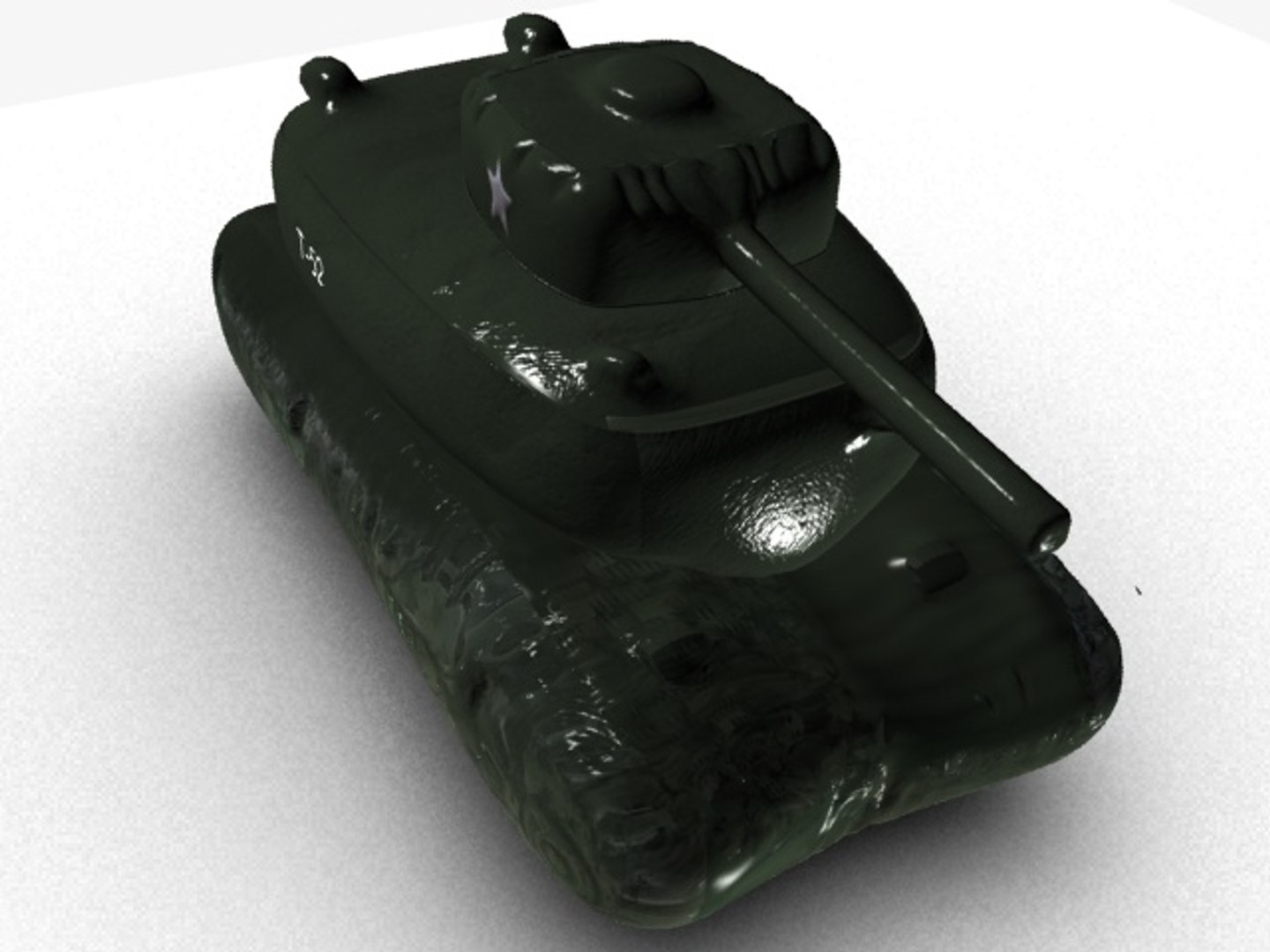 3D Dummy Army Tank Model - TurboSquid 1401340