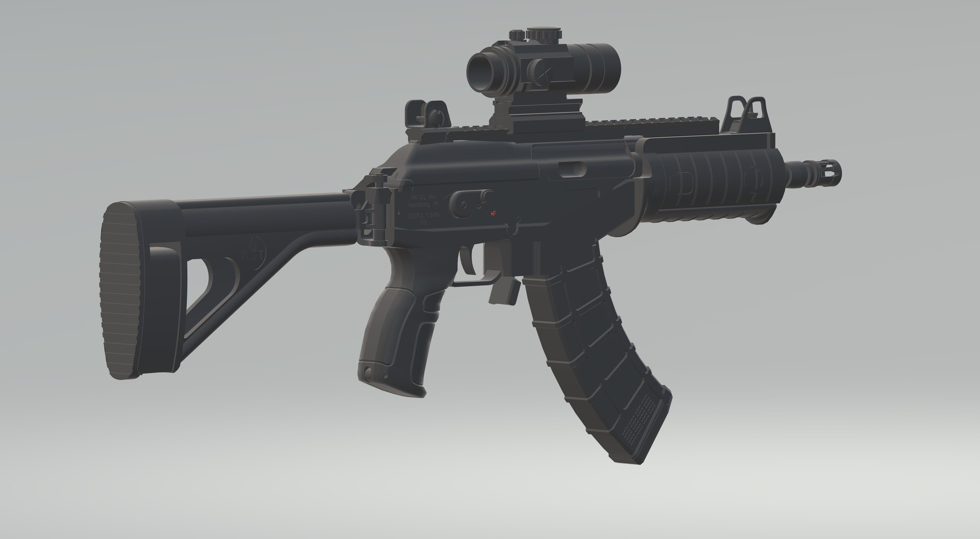 Assault Rifle 3D - TurboSquid 1888515