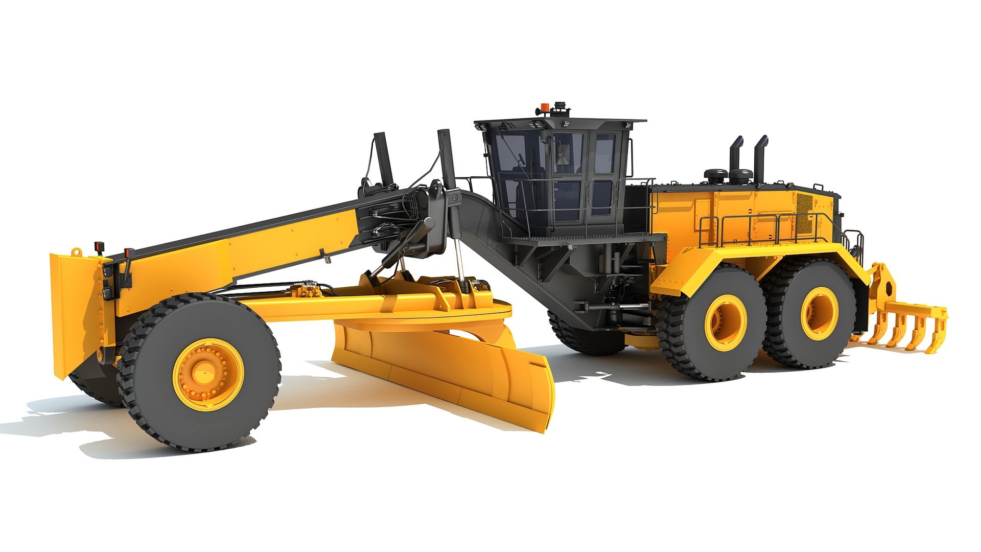Motor Grader 3D - TurboSquid 1861211