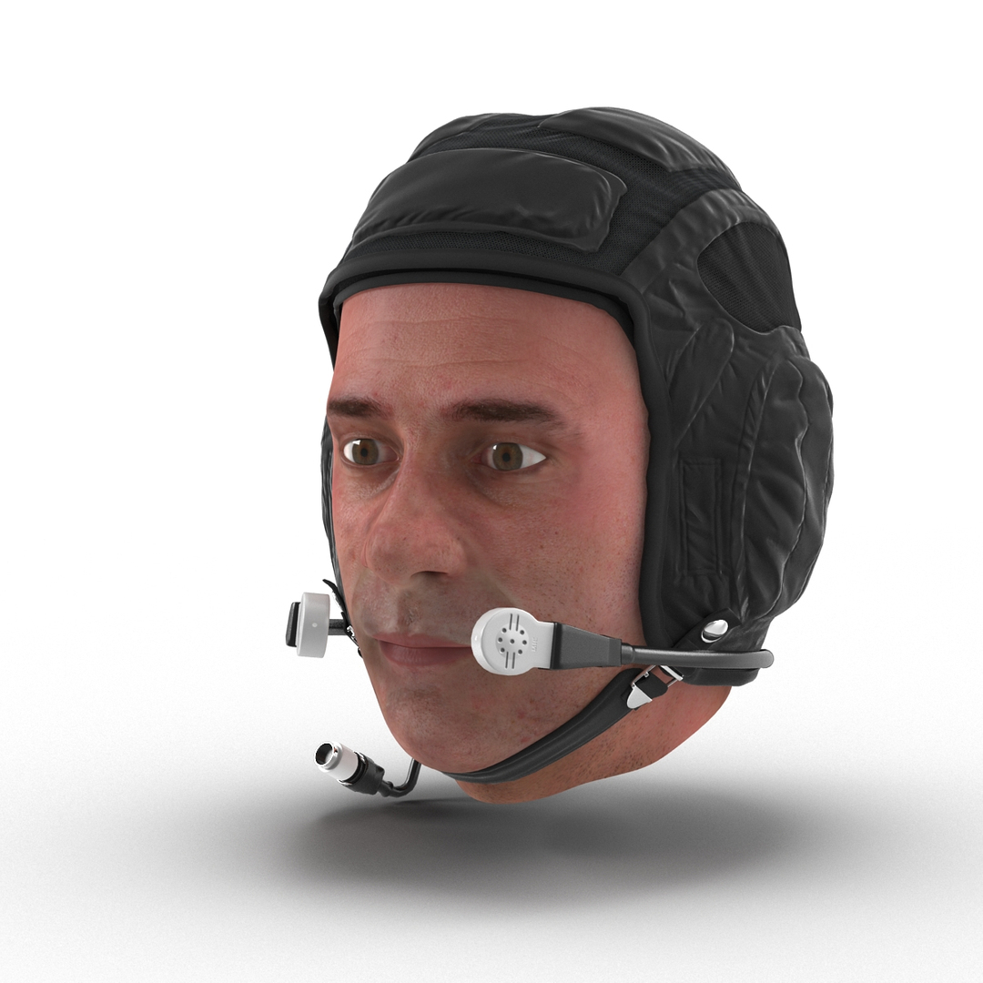 Pilot Head Rigged 3D Model - TurboSquid 1500997