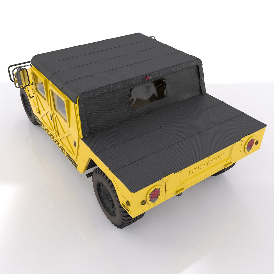 Hummer H1 Humvee 3D Model - TurboSquid 2170182