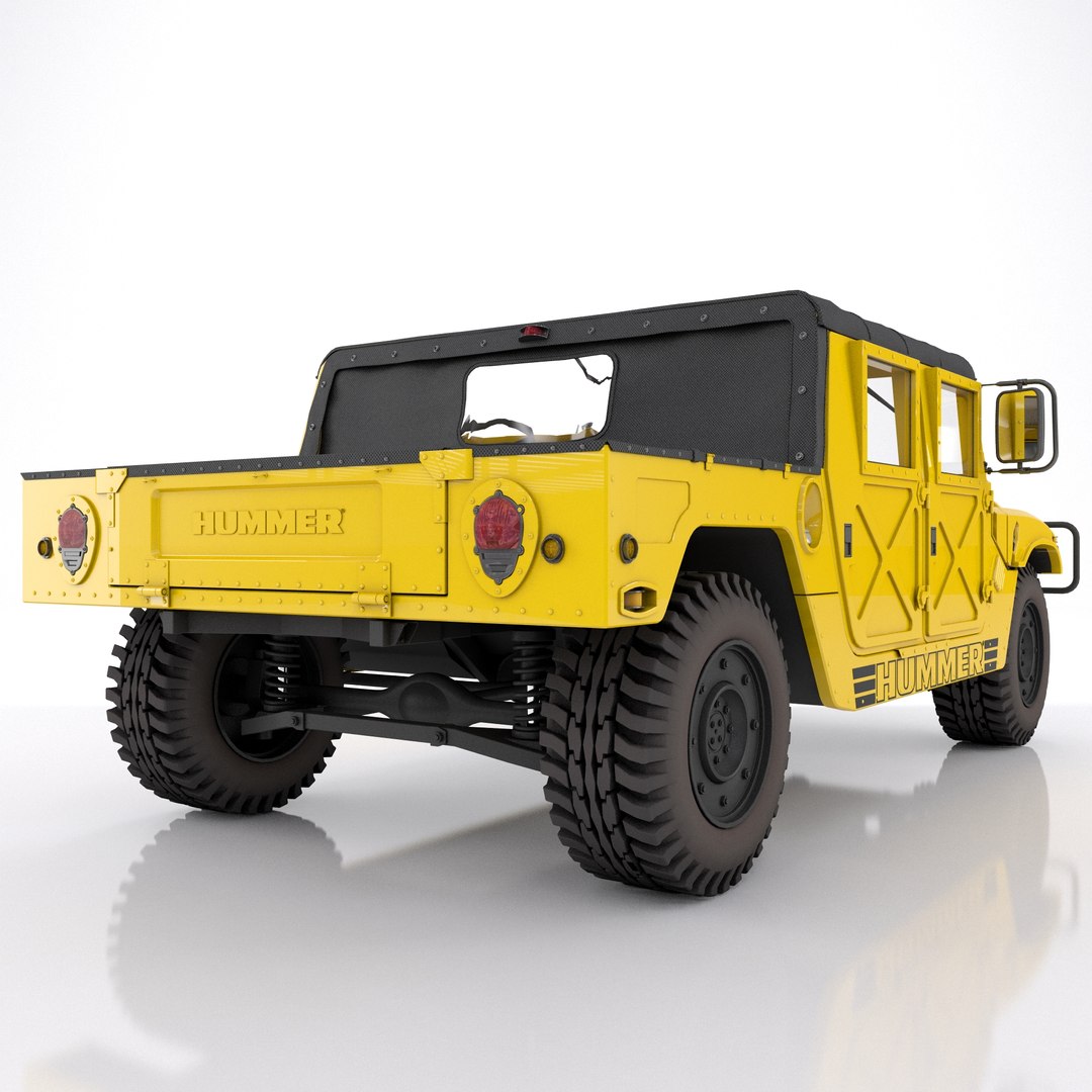 Hummer H1 Humvee 3D Model - TurboSquid 2170182